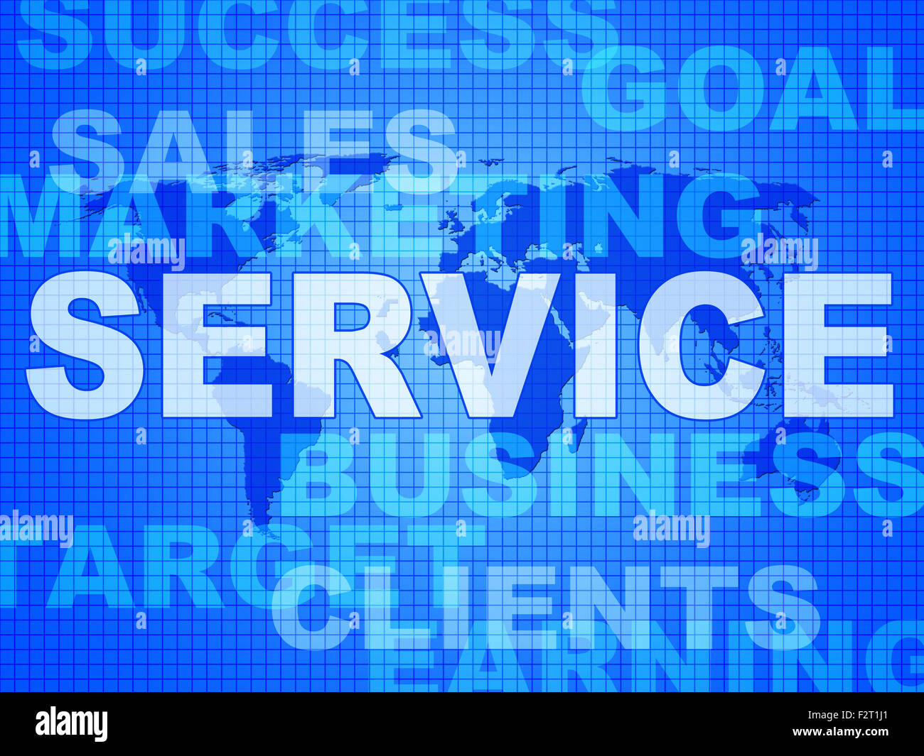 Service Words Showing Help Desk And Answers Stock Photo - Alamy