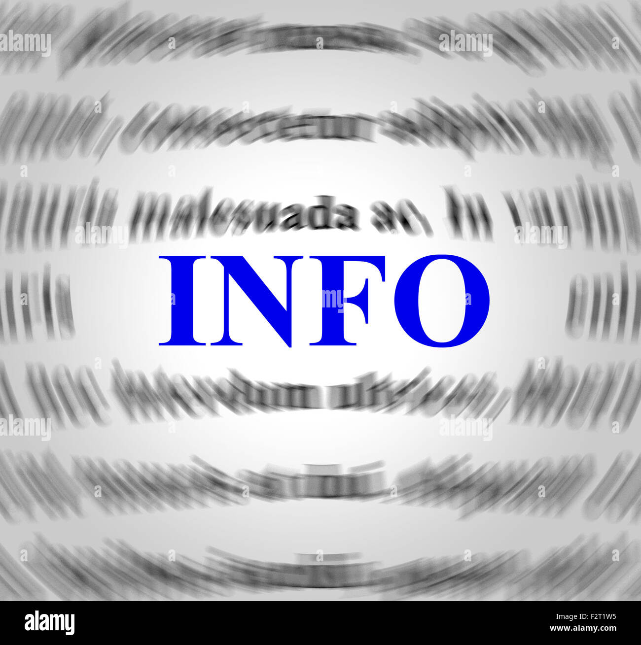 Info Definition Representing Means Meaning And Assistance Stock Photo ...