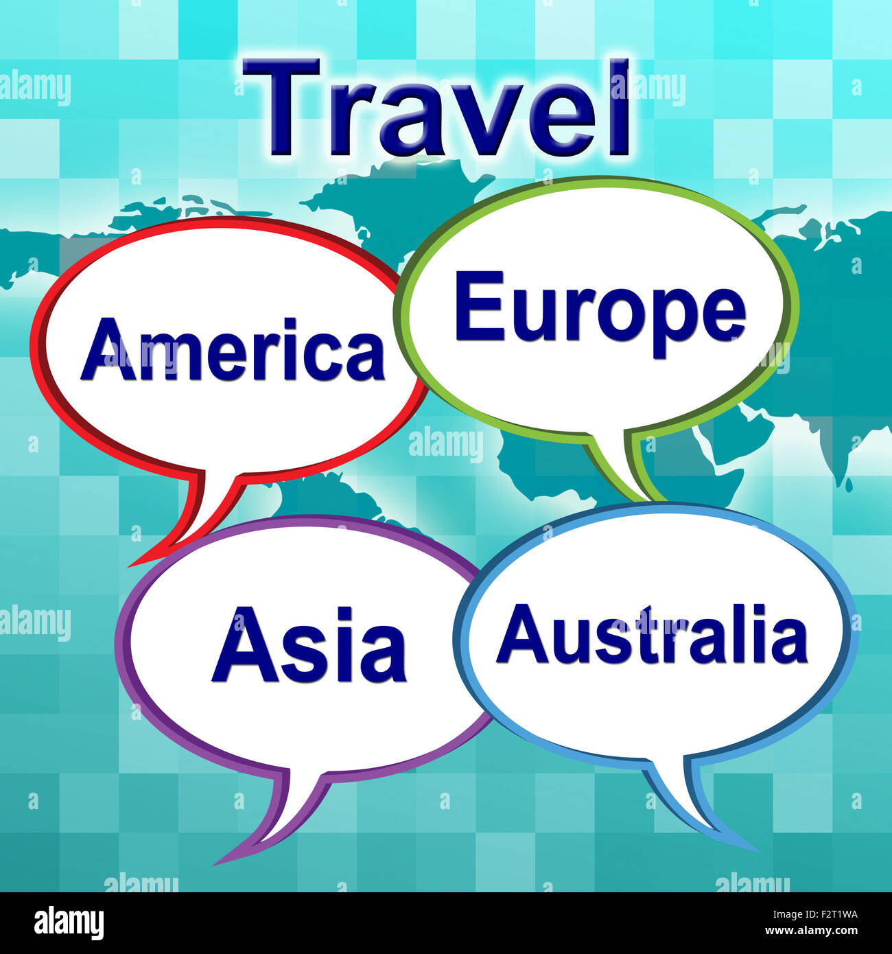Travel Words Representing Travels Explore And Tours Stock Photo - Alamy