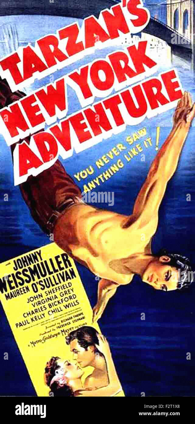 Tarzan's New York Adventure - Movie Poster Stock Photo - Alamy