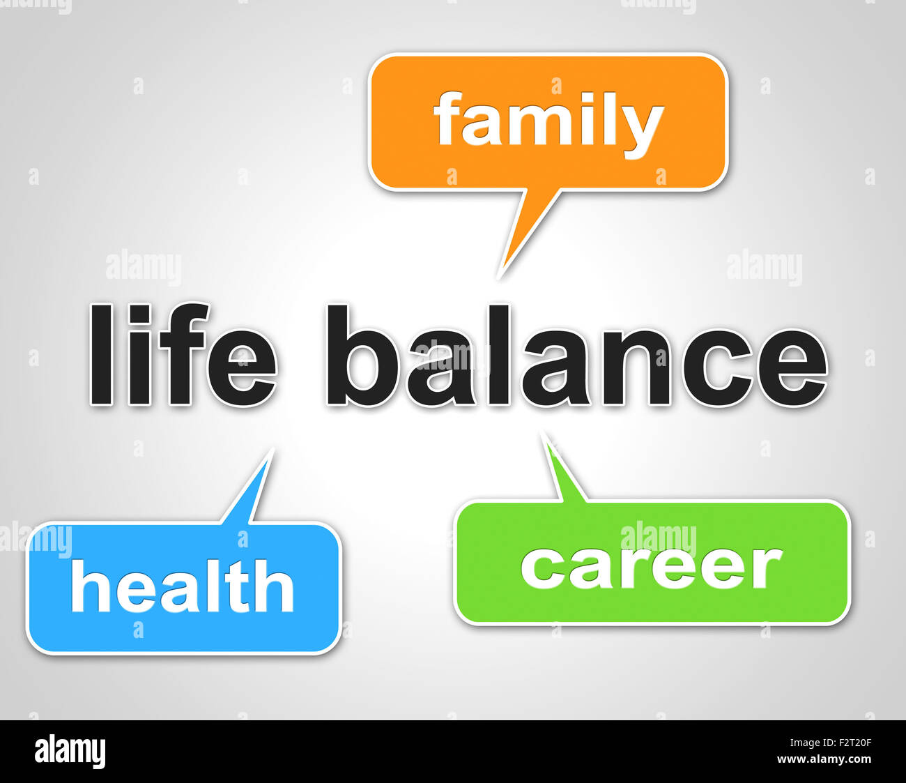 Life Balance Representing Equal Value And Equality Stock Photo - Alamy