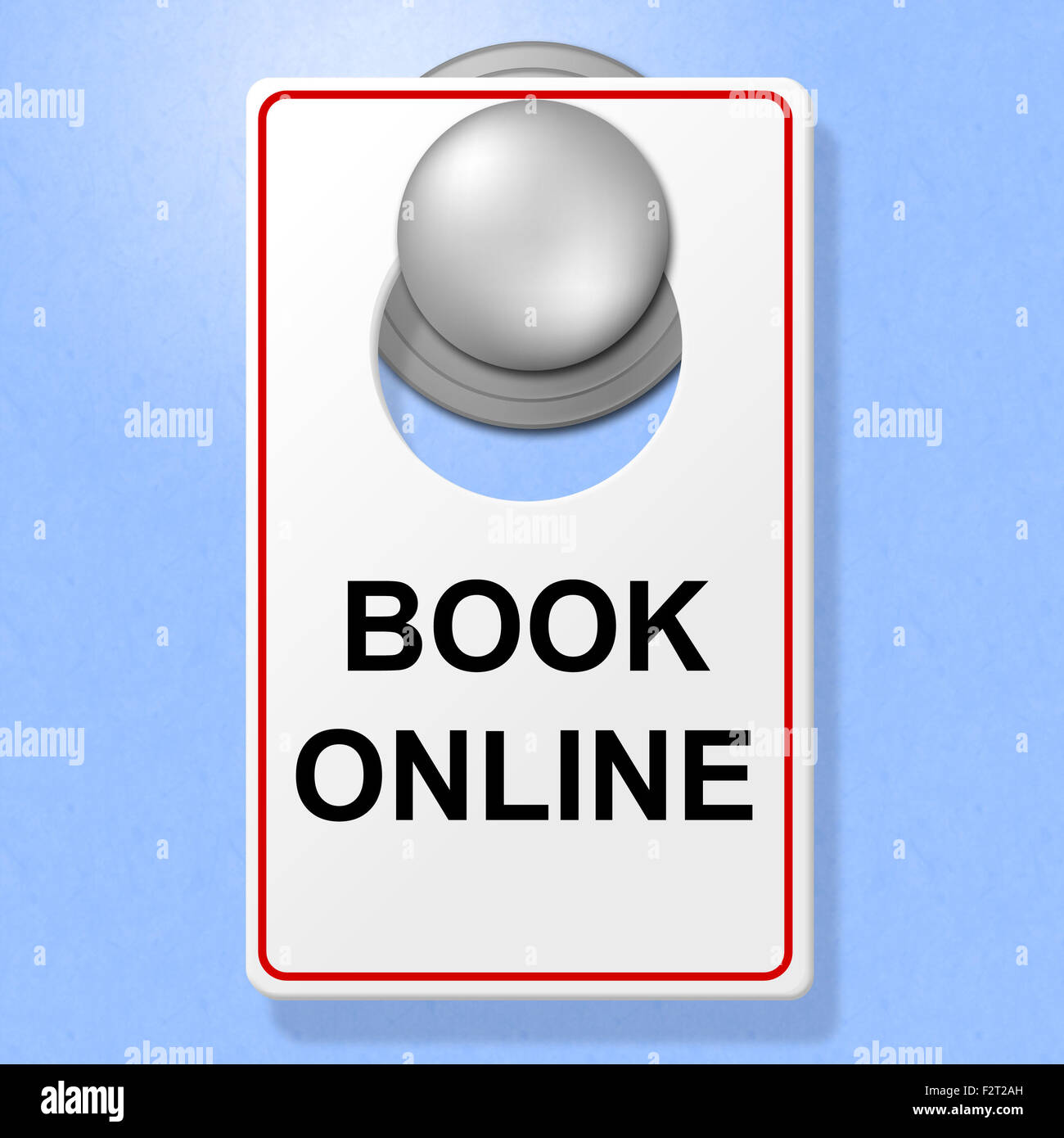 Book Online Sign Showing Place To Stay And Hotel Stock Photo - Alamy