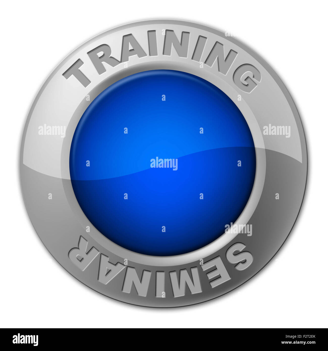 Training Seminar Button Representing Conferences Learn And Present ...