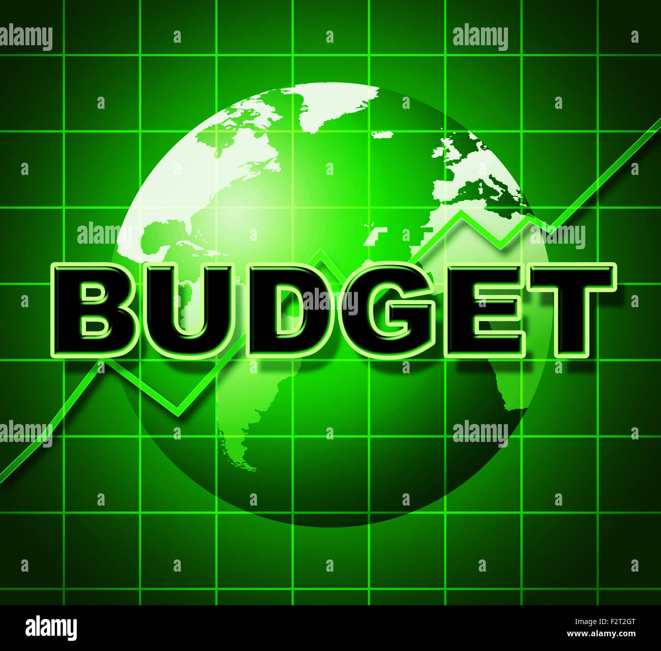 Budget Graph Showing Costing Statistics And Savings Stock Photo - Alamy