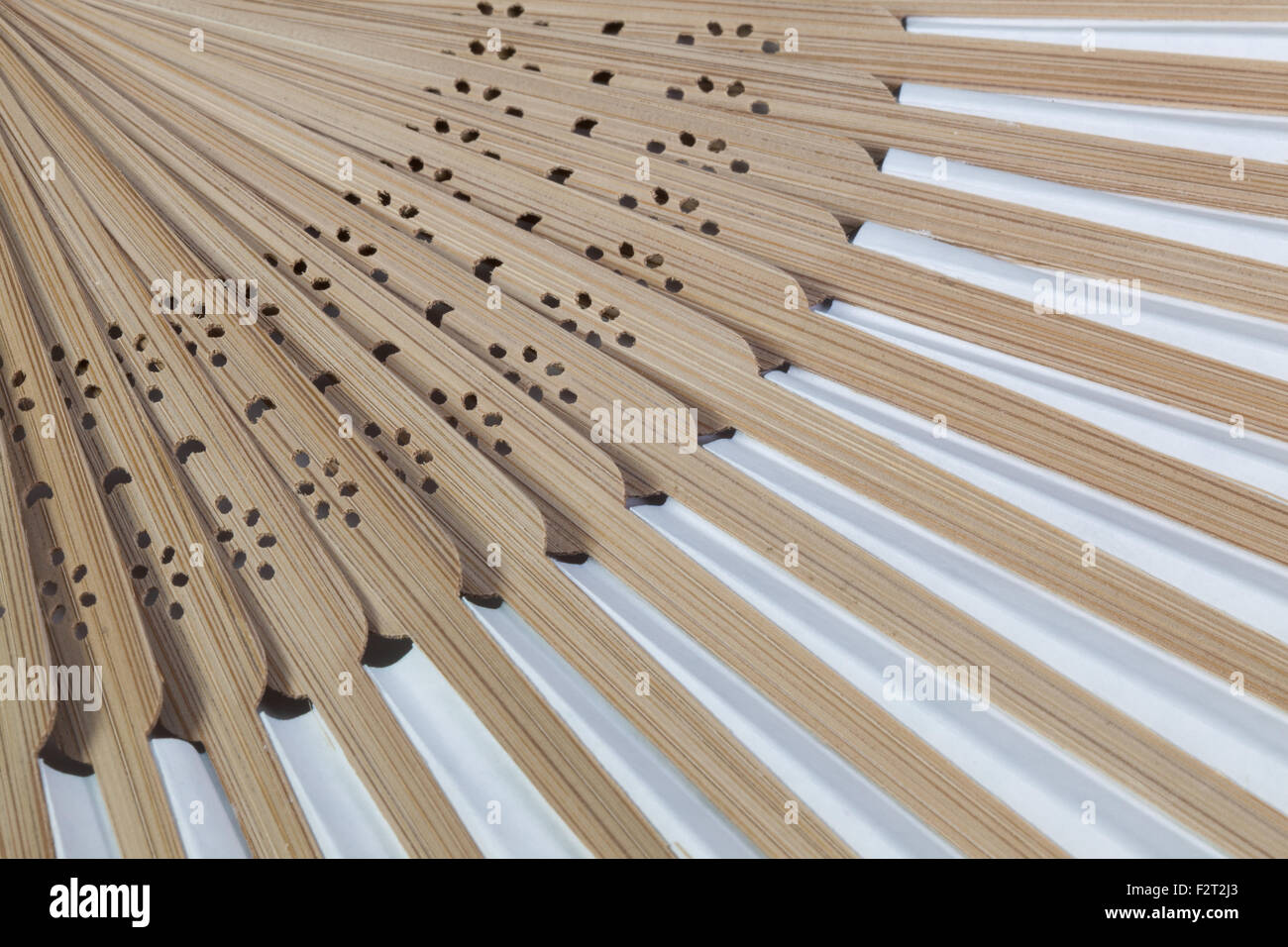 Typical Japanese hand fan made of bamboo Stock Photo - Alamy