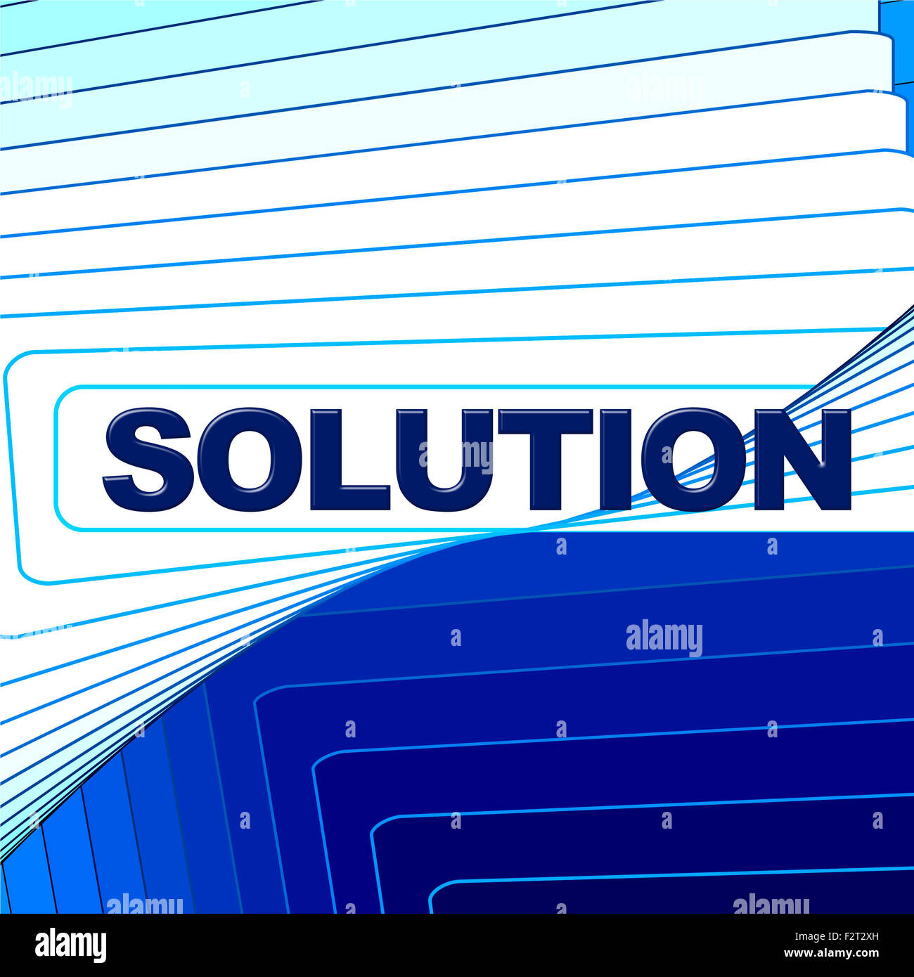 Solution Word Indicating Success Successful And Commercial Stock Photo ...