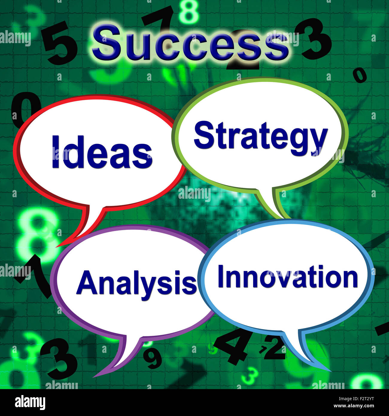 Success Words Showing Victory Ideas And Victors Stock Photo - Alamy