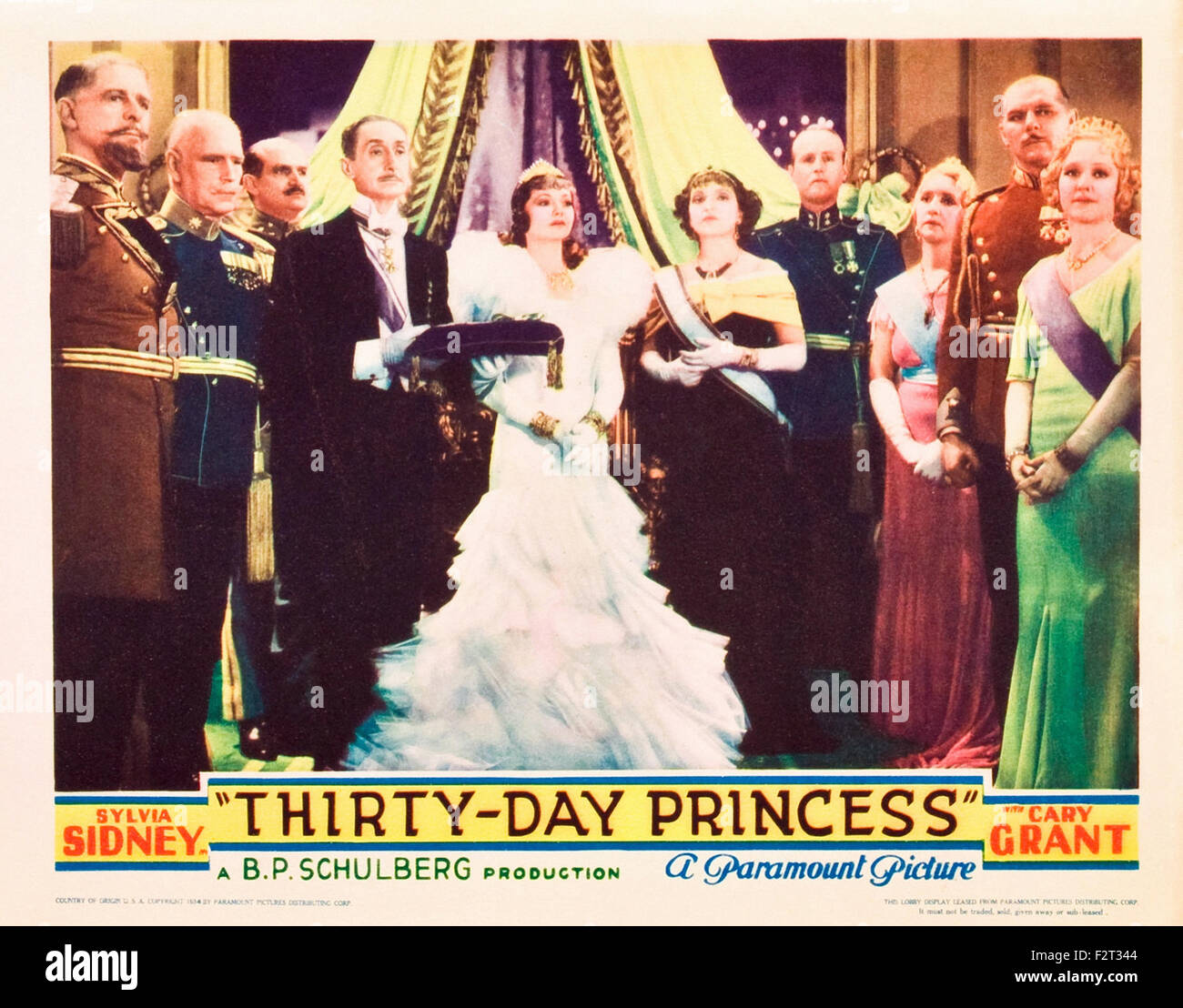 Thirty Day Princess - Movie Poster Stock Photo - Alamy