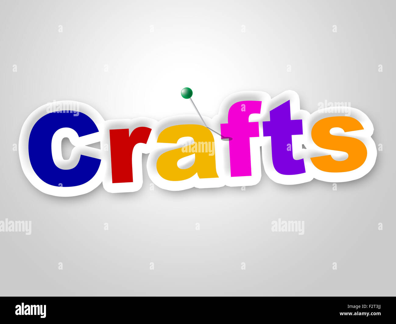 Crafts Sign Indicating Artistic Designing And Design Stock Photo - Alamy