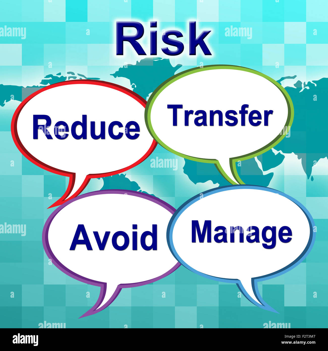 Risk Words Showing Peril Insecurity And Problems Stock Photo - Alamy