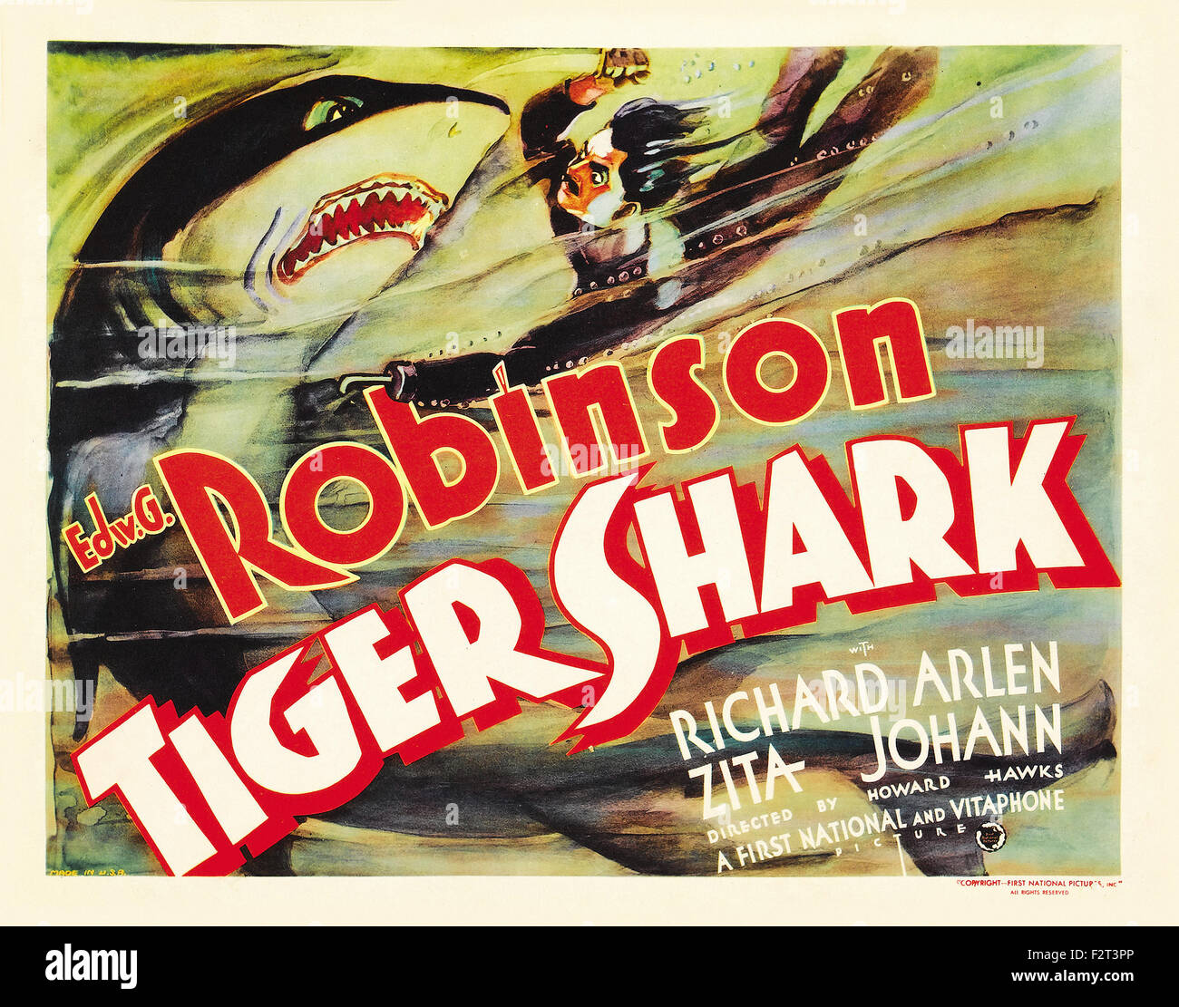 Shark movie poster hi-res stock photography and images - Alamy