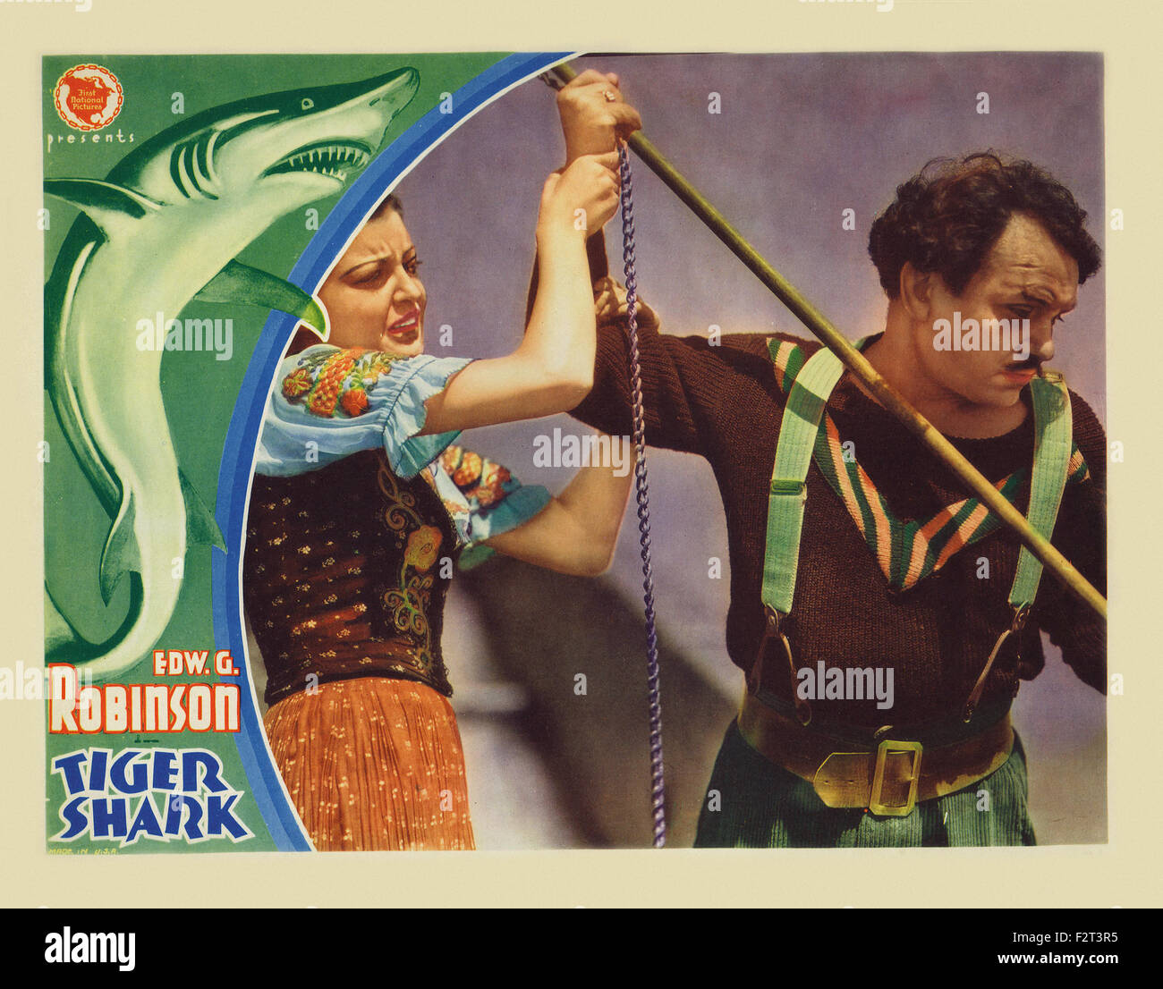 Tiger Shark - Movie Poster Stock Photo - Alamy