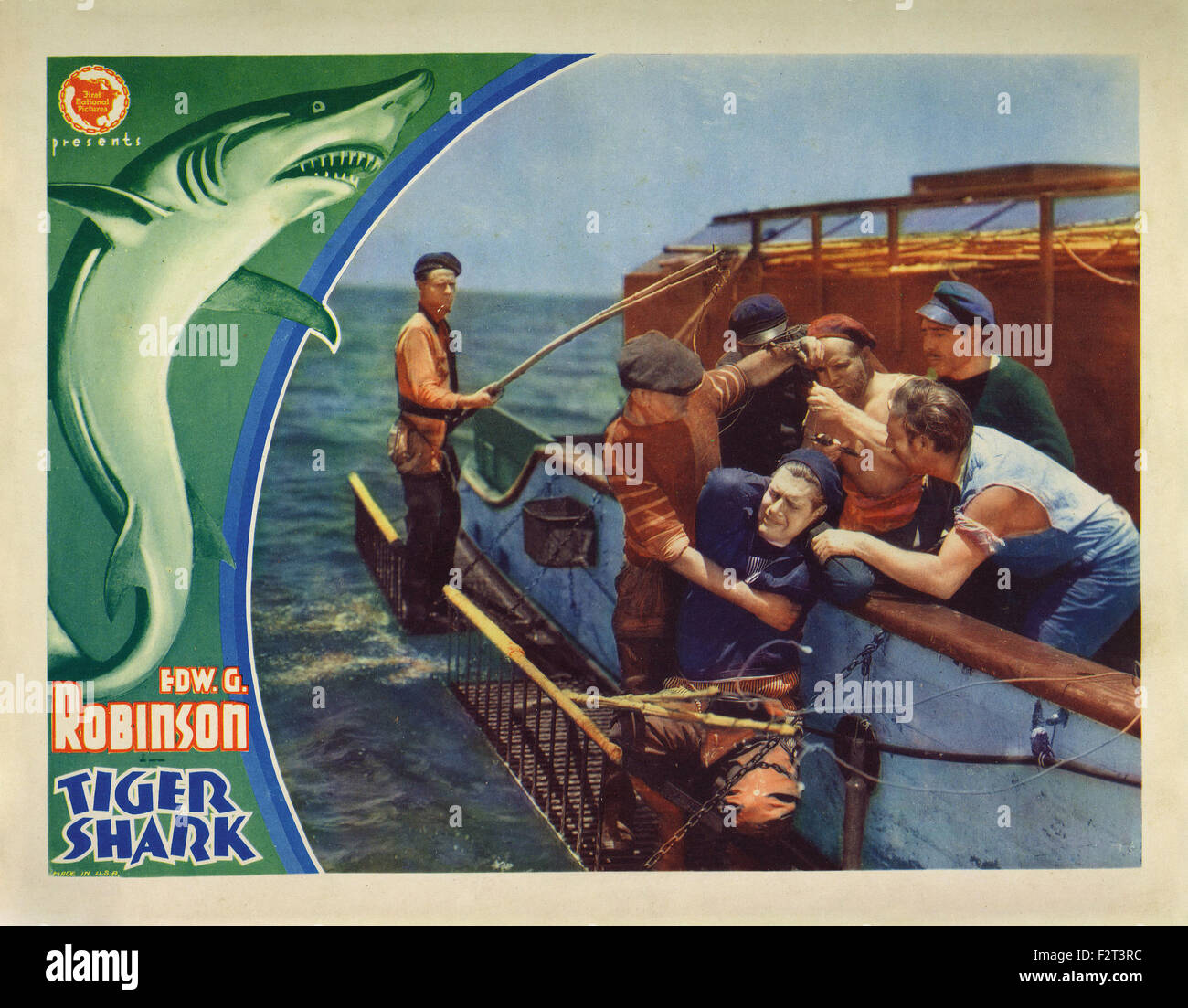 Tiger Shark - Movie Poster Stock Photo - Alamy