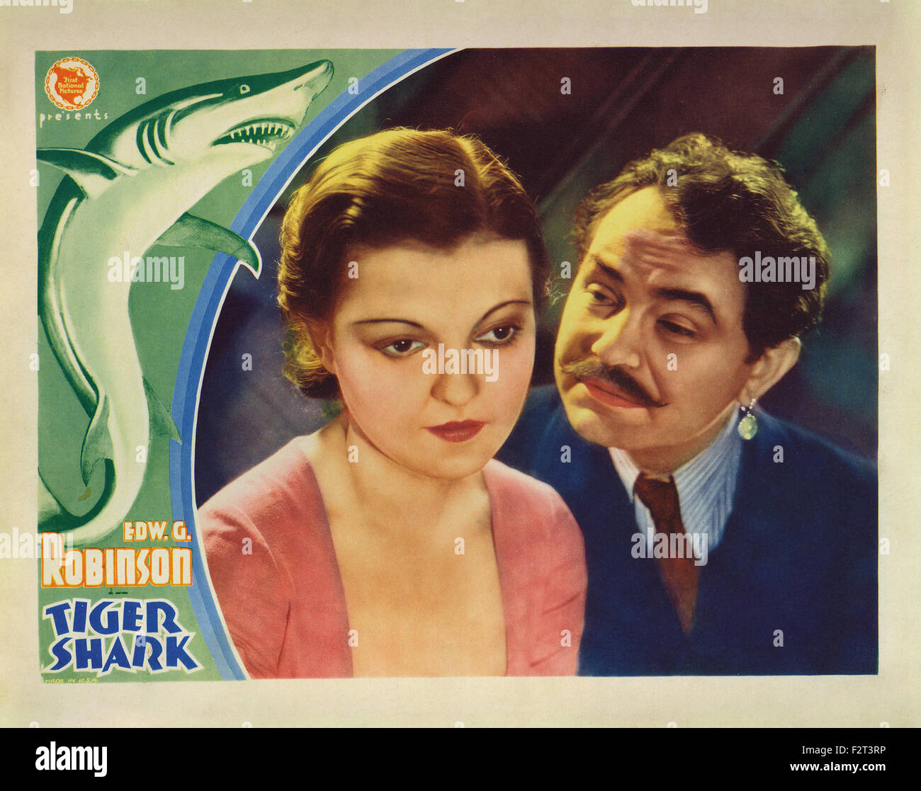 Tiger Shark - Movie Poster Stock Photo - Alamy