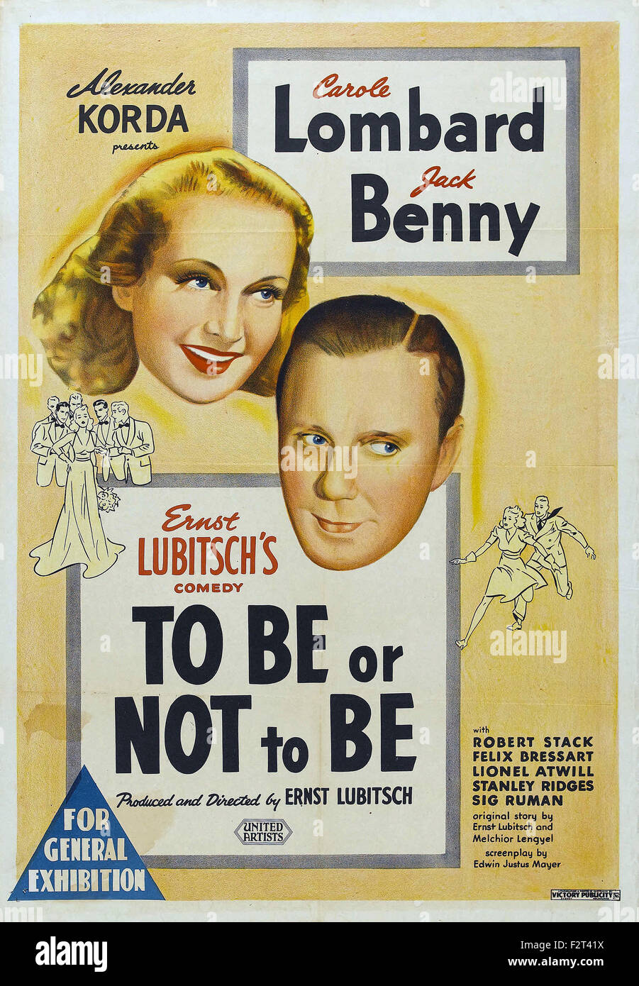 To Be or Not to Be - Movie Poster Stock Photo - Alamy
