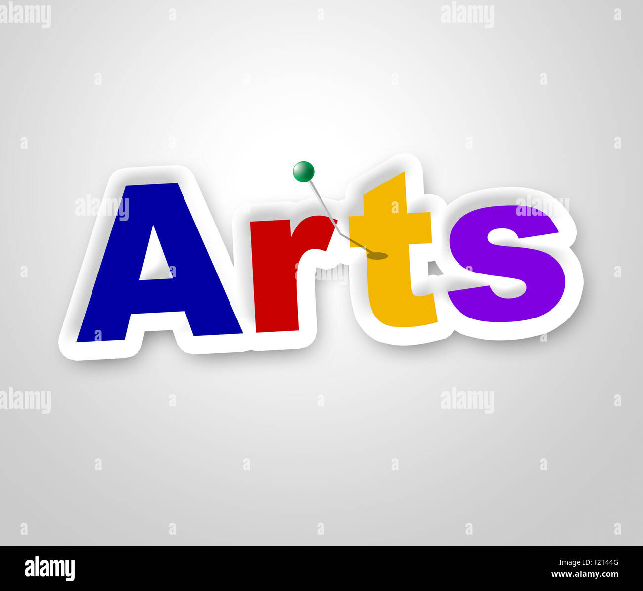 Arts Sign Representing Designing Design And Drawing Stock Photo - Alamy