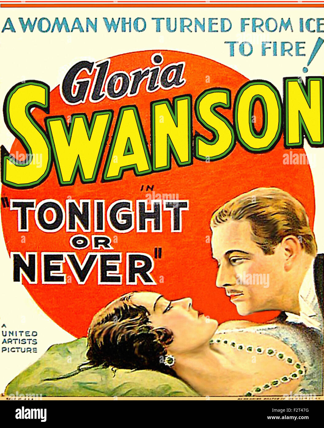 Tonight or Never - Movie Poster Stock Photo - Alamy
