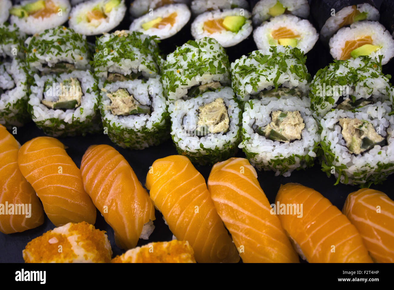 Shot taken of sushi Stock Photo - Alamy