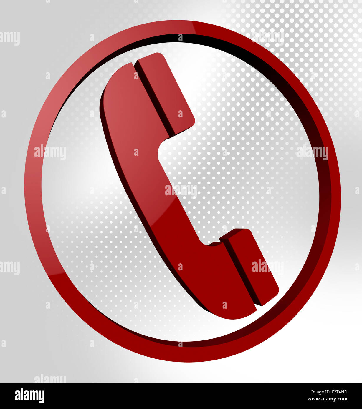 Telephone Call Indicating Information Counselling And Answer Stock ...