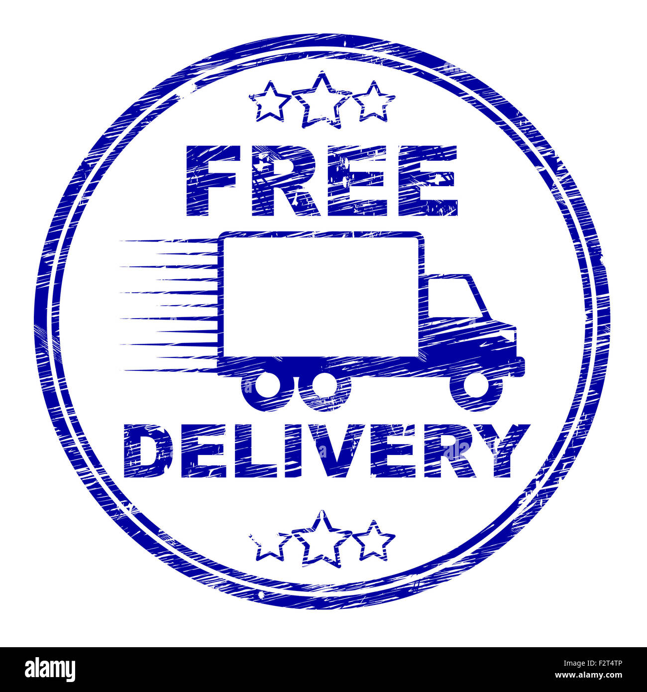 Free Delivery Stamp Meaning With Our Compliments And Without Charge ...