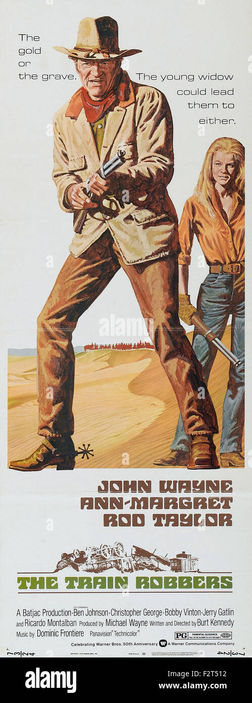 Train Robbers, The (1973) - Movie Poster Stock Photo - Alamy