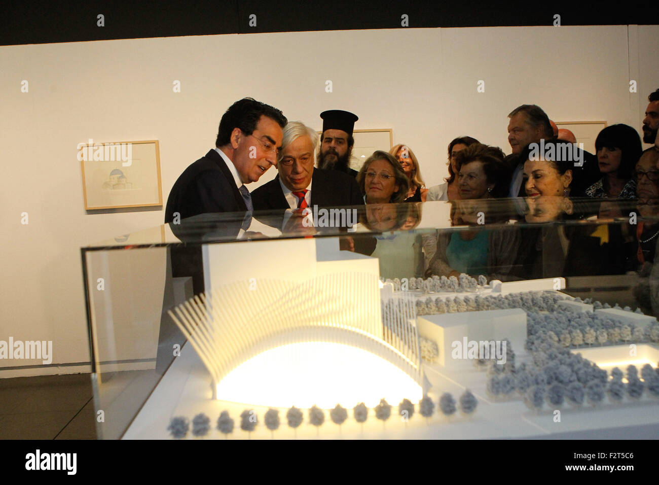 Athens, Greece. 23rd Sep, 2015. Architect Santiago Calatrava presents ...