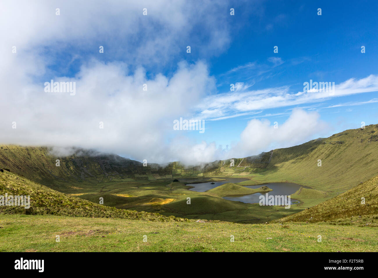 Caldeirão, the remnants of the last Plinian eruption on the island of ...