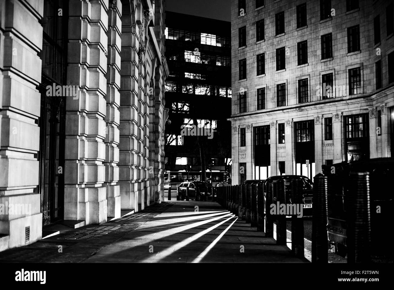 Light filtered in the street Stock Photo - Alamy