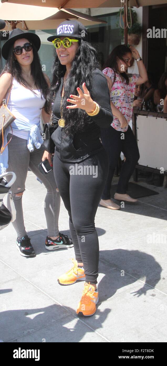 Asa Soltan Rahmati goes shopping in Beverly Hills Featuring: Asa Soltan ...