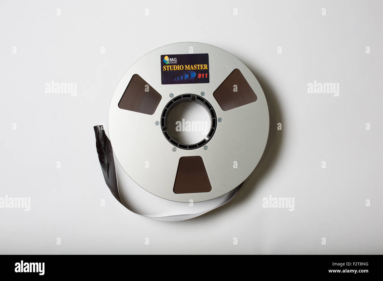 film reel on white background Stock Photo - Alamy