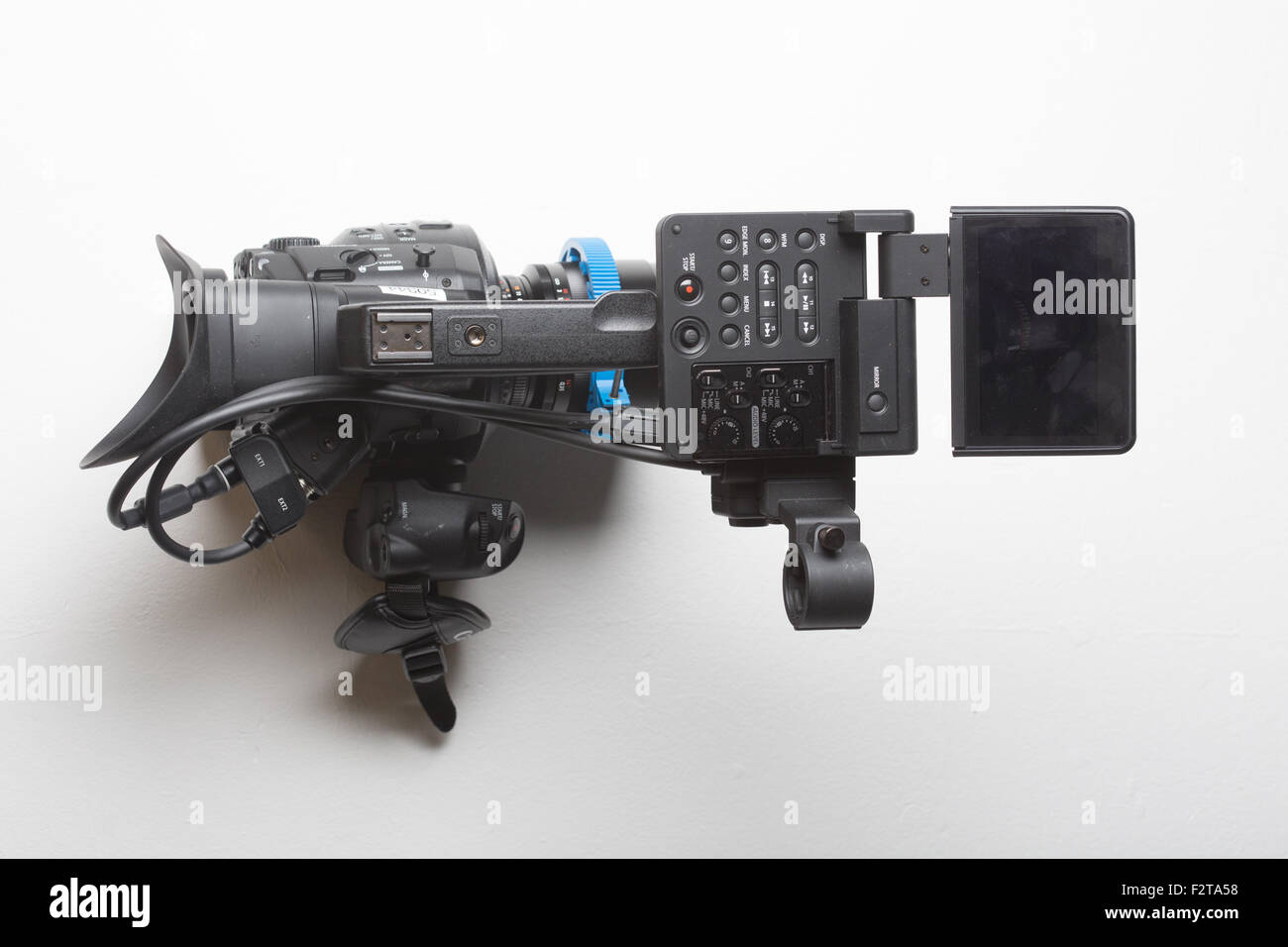 digital video camera on a white background Stock Photo - Alamy