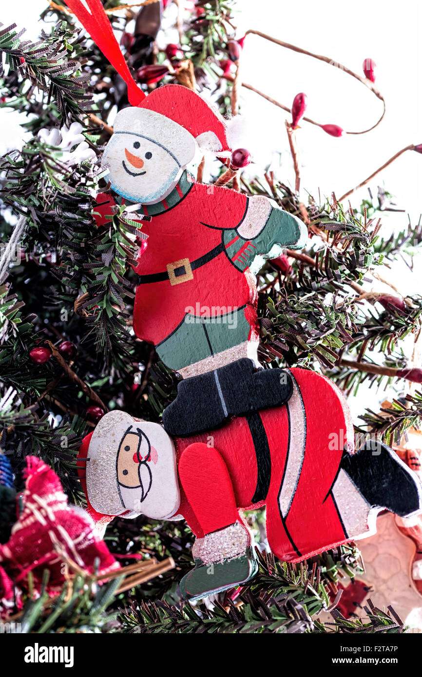 Santa claus with puppets hi-res stock photography and images - Alamy