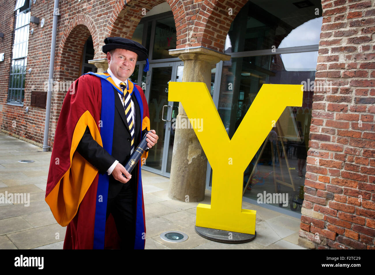 Sir Gary Verity with his Honorary Doctorate in Business Administration ...