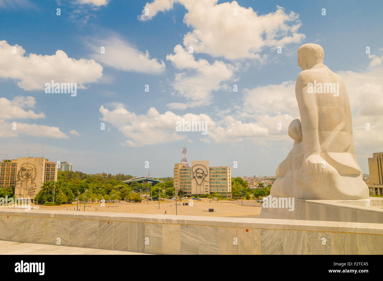 The Revolution Square or Plaza de la Revolucion in Havana, Cuba Stock ...