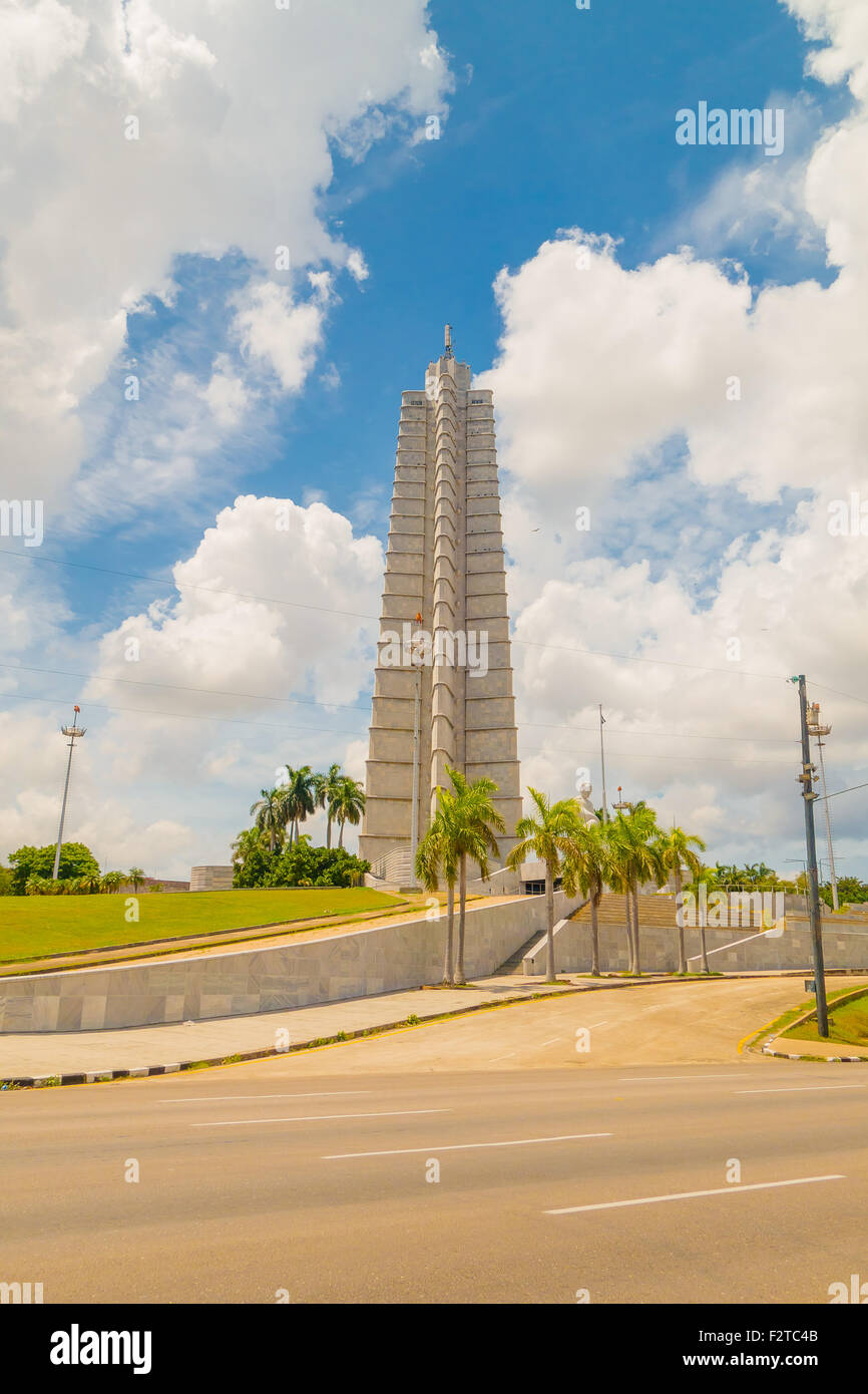 The Revolution Square or Plaza de la Revolucion in Havana, Cuba Stock ...