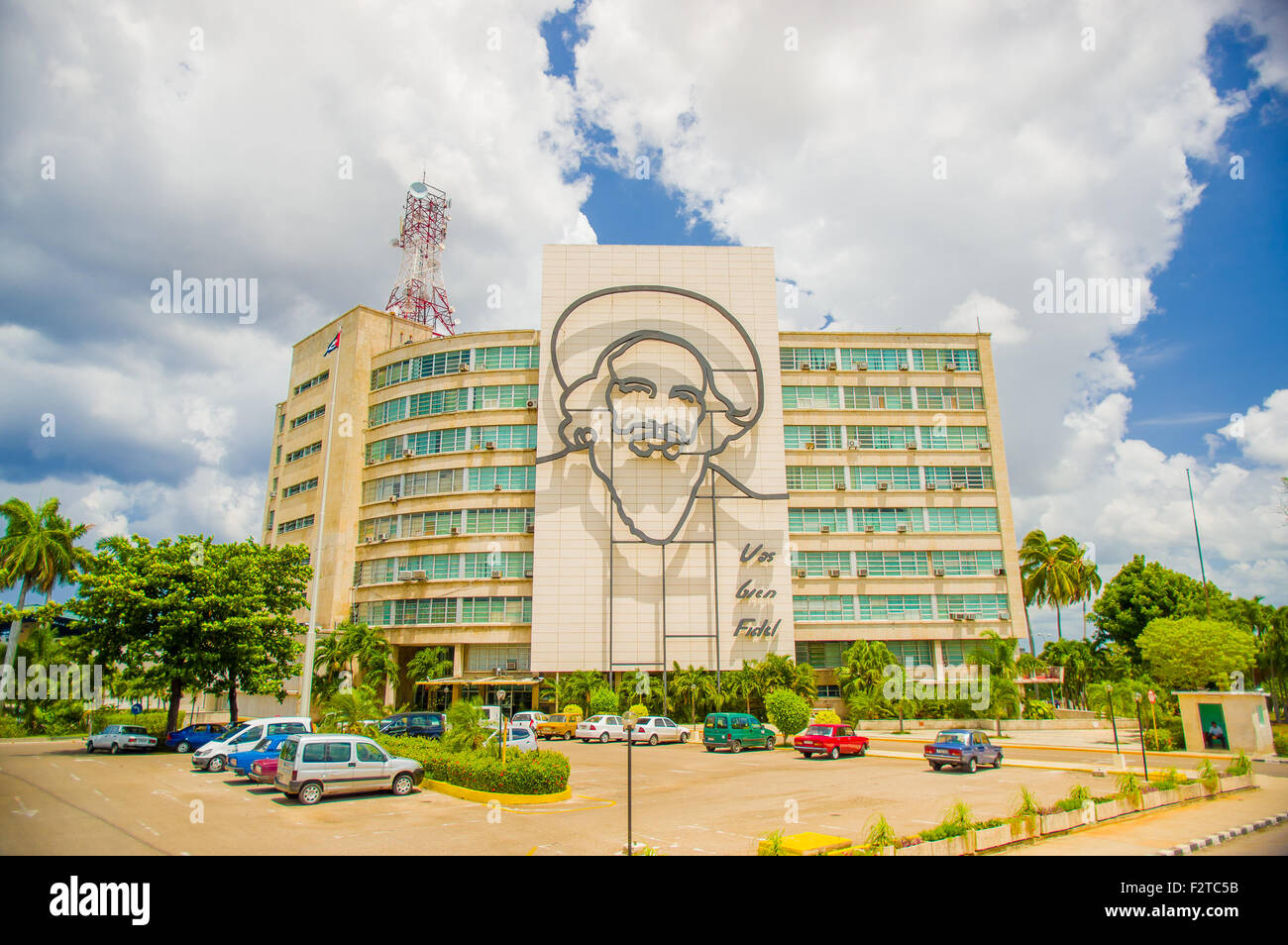 The Revolution Square or Plaza de la Revolucion in Havana, Cuba Stock ...