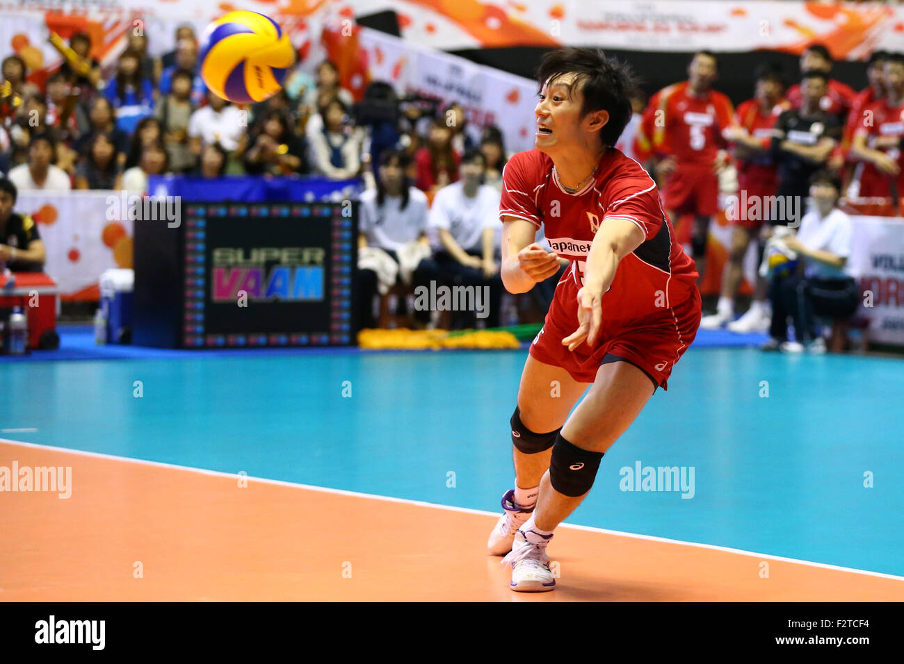 Tokyo, Japan. 23rd Sep, 2015. Masahiro Yanagida (JPN) Volleyball : FIVB ...