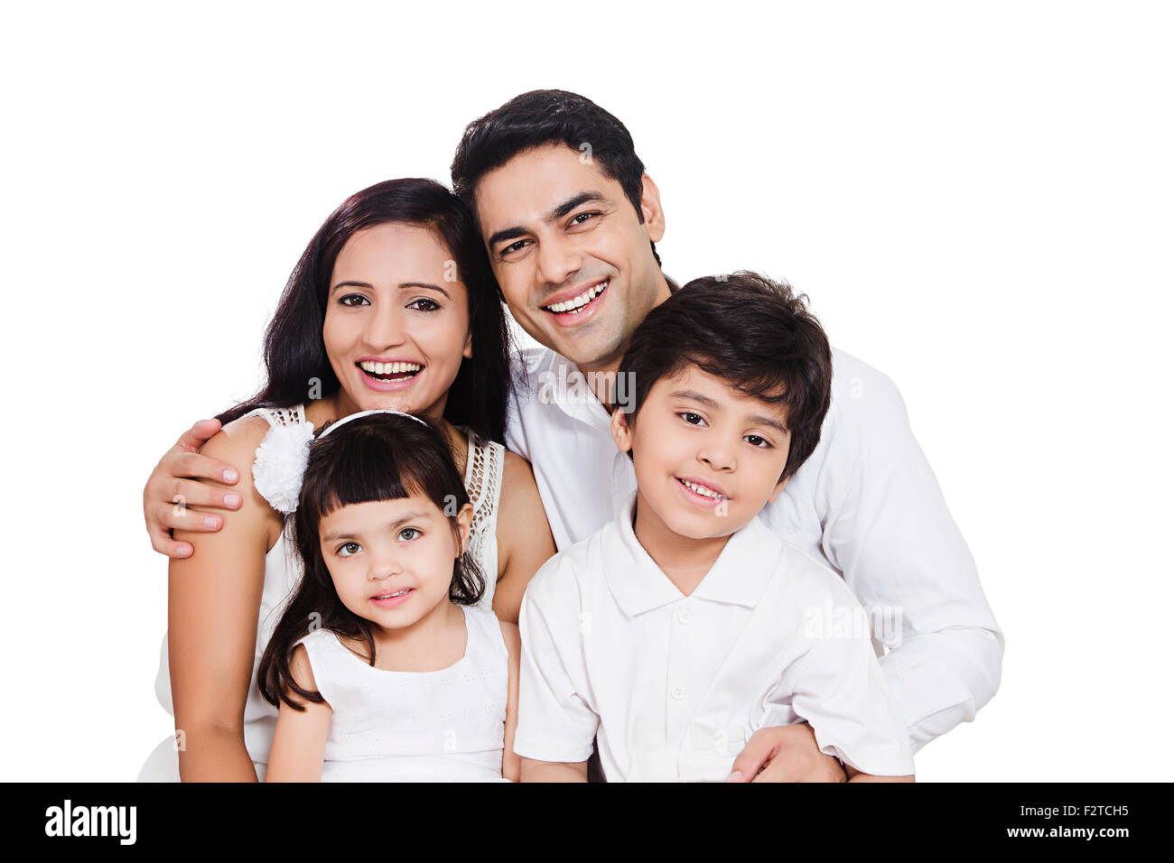 Indian parents kids sitting enjoy hi-res stock photography and images ...