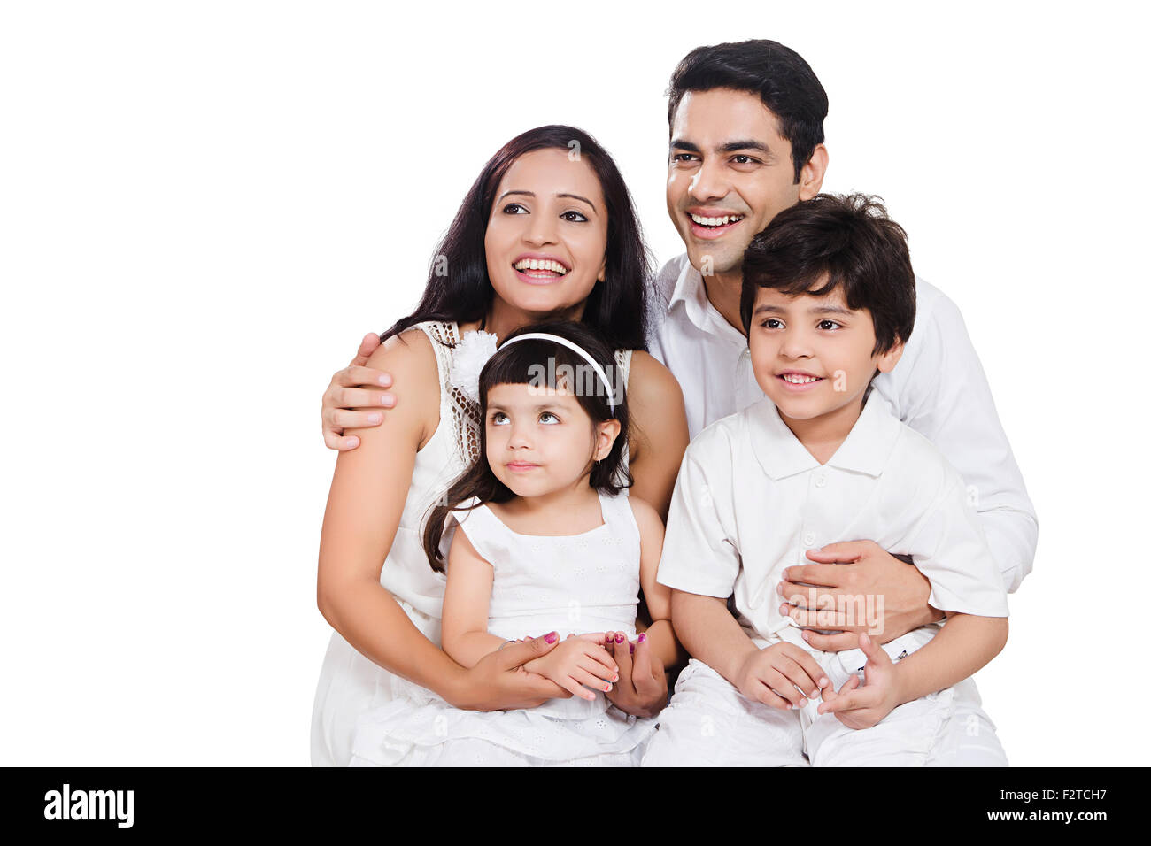 Indian parents kids sitting enjoy hi-res stock photography and images ...