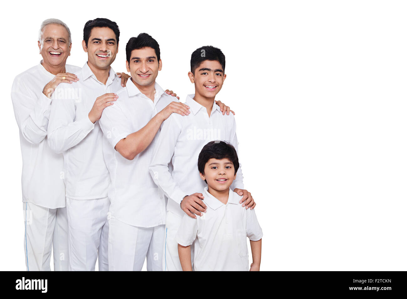 indian group Family Parents Life Span Series Stock Photo - Alamy