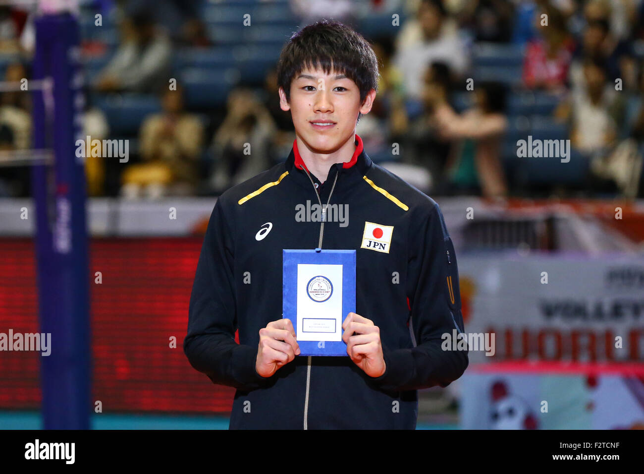 Tokyo, Japan. 23rd Sep, 2015. Masahiro Yanagida (JPN) Volleyball : FIVB ...