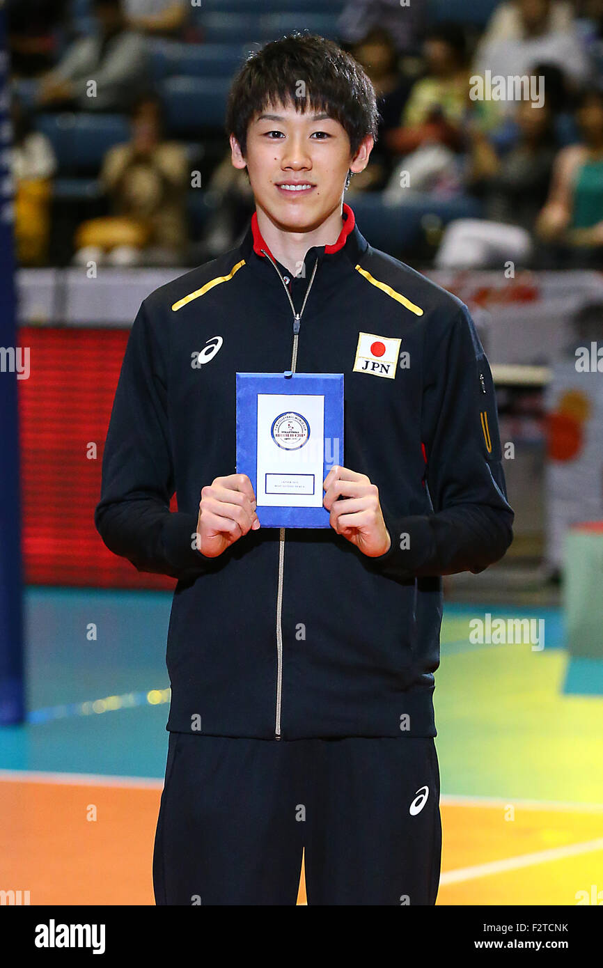 Tokyo, Japan. 23rd Sep, 2015. Masahiro Yanagida (JPN) Volleyball : FIVB ...