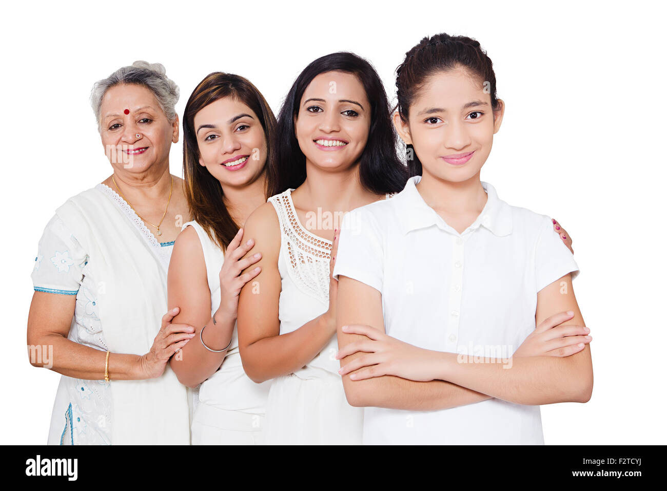 indian group Family Parents Life Span Series Stock Photo - Alamy