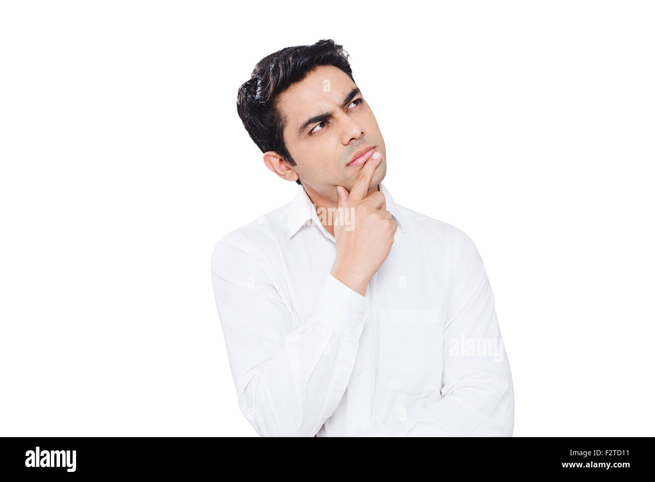 Indian man thinking hi-res stock photography and images - Alamy