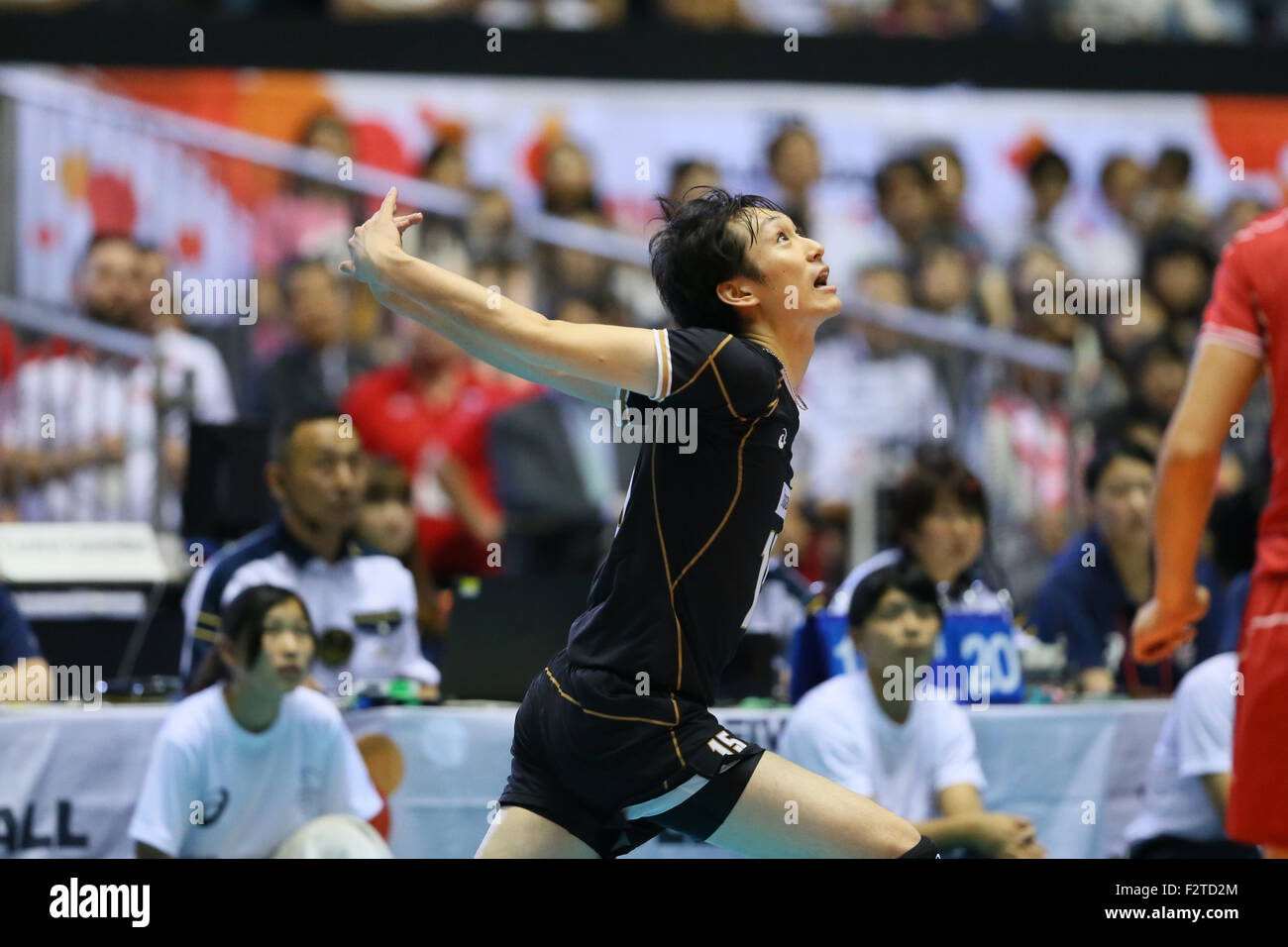 Tokyo, Japan. 22nd Sep, 2015. Masahiro Yanagida (JPN) Volleyball : FIVB ...