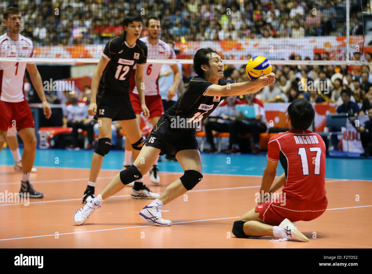 Tokyo, Japan. 22nd Sep, 2015. Masahiro Yanagida (JPN) Volleyball : FIVB ...