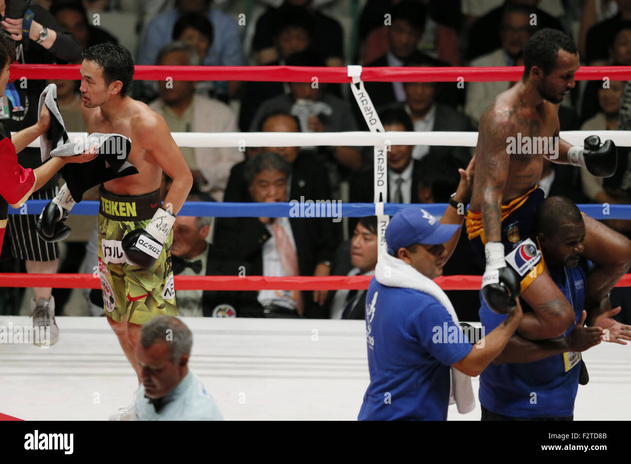 Points After 12th Rounds. 22nd Sep, 2015. (L-R) Shinsuke Yamanaka (JPN ...