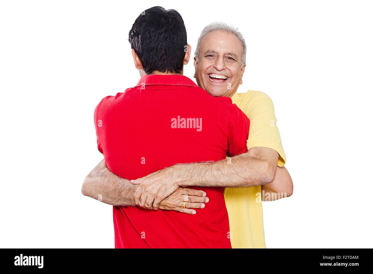 Rear view portrait happy father hi-res stock photography and images - Alamy