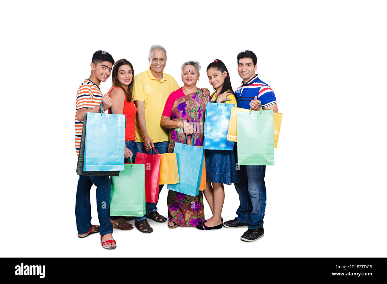 Family with teenagers Cut Out Stock Images & Pictures - Alamy