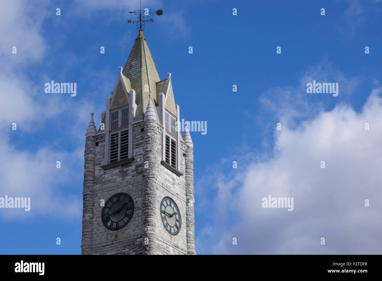 Church Clock Tower Stock Photo - Alamy